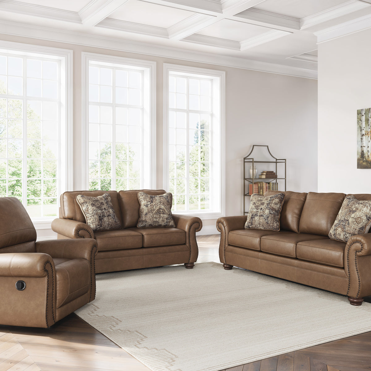 Chasemore 3-Piece Reclining Living Room Set Earth – Ashley – Home ...