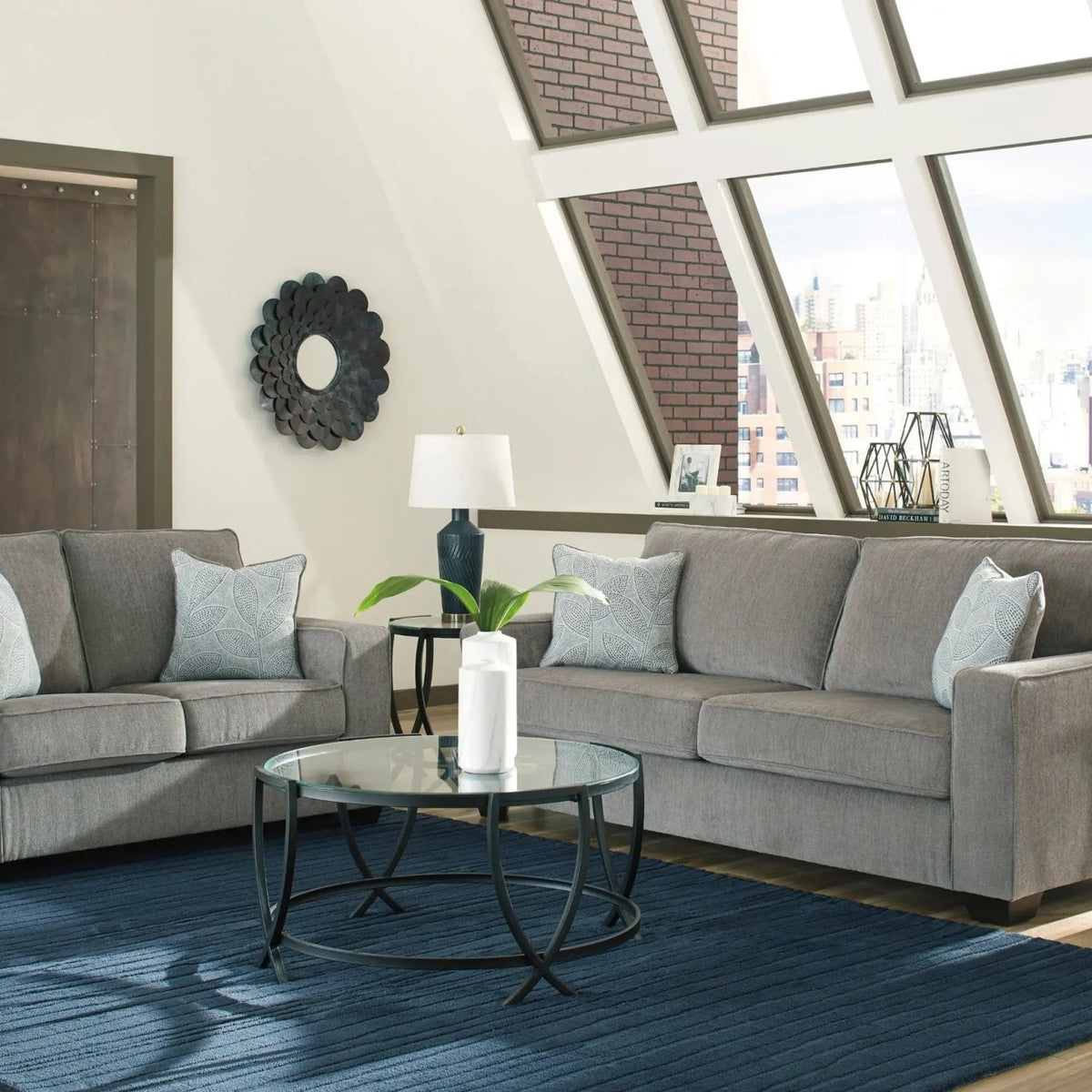 Altari Alloy Sofa And Loveseat | Ashley Furniture – Home Elegance USA