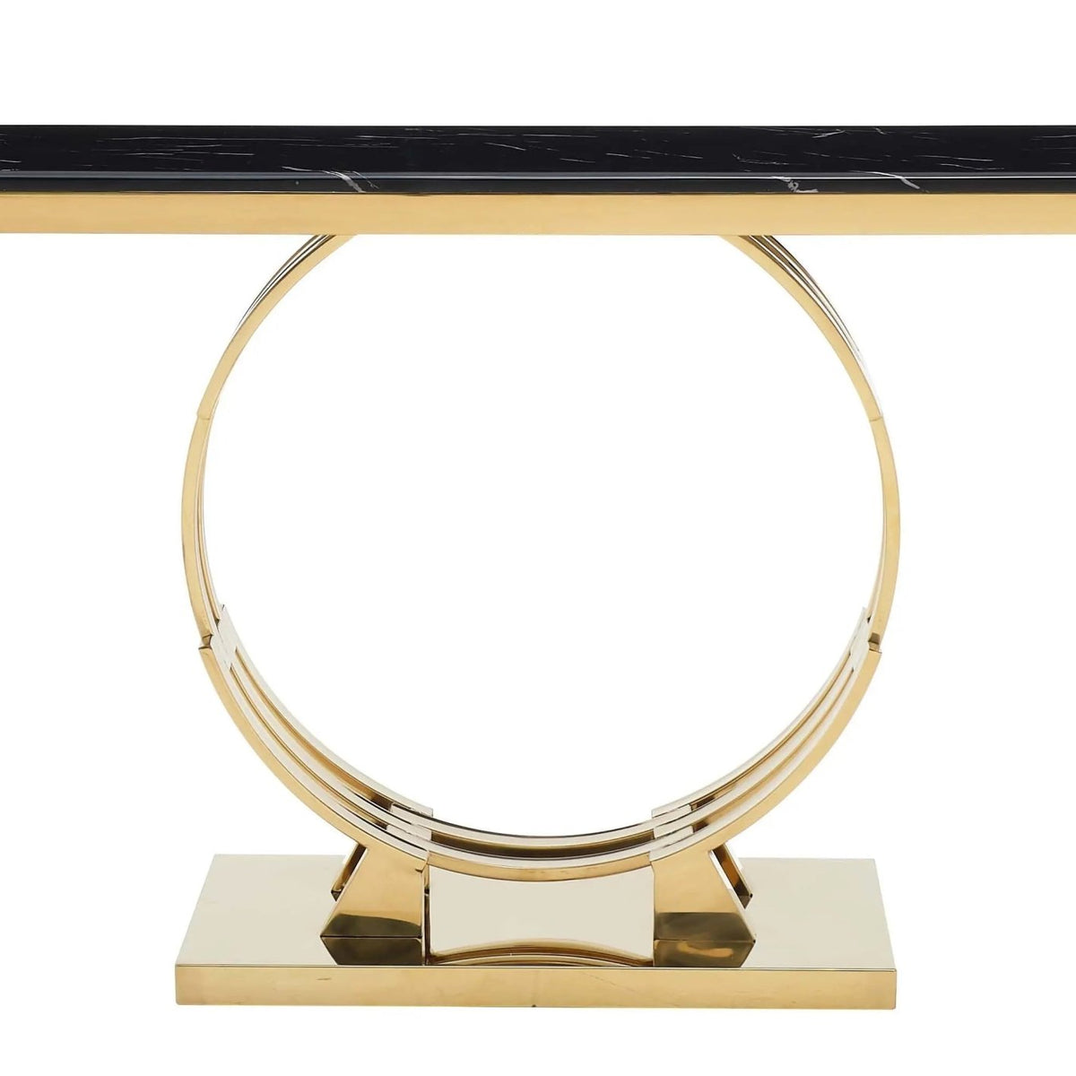 Alisa Modern Style Marble Console Table With Metal Base | Cosmos – Home ...