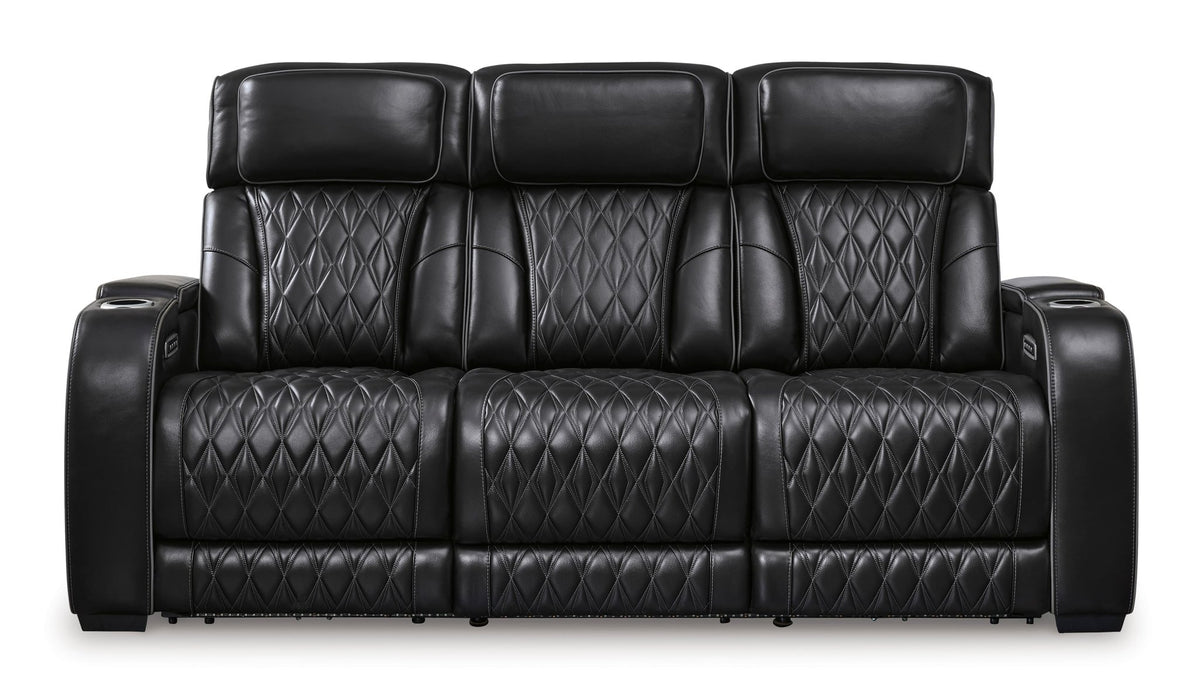 Boyington Power Reclining Sofa with Adjustable Sectional | Ashley Fur ...