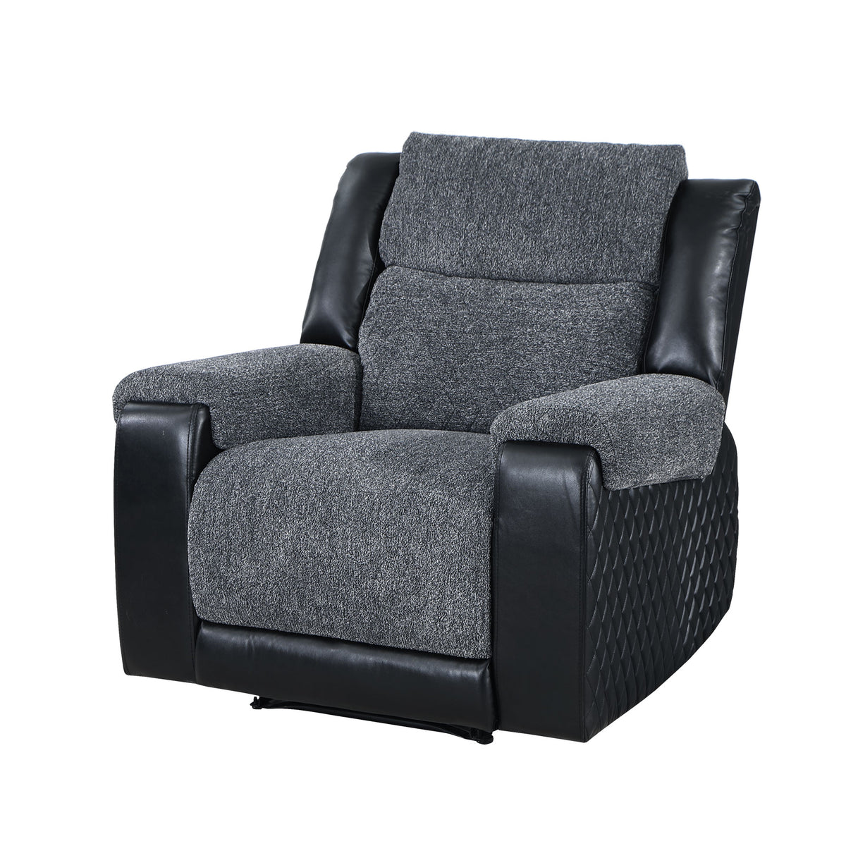 U5914 Grey/Black Recliner | Global Furniture USA – Home Elegance USA