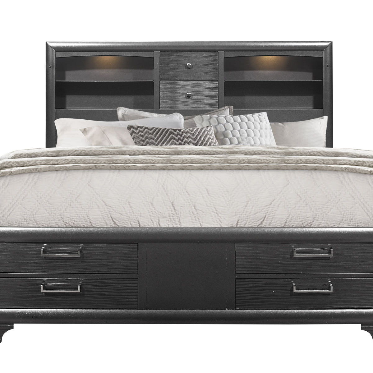 Jordyn Grey Full Bed | Global – Home Elegance USA