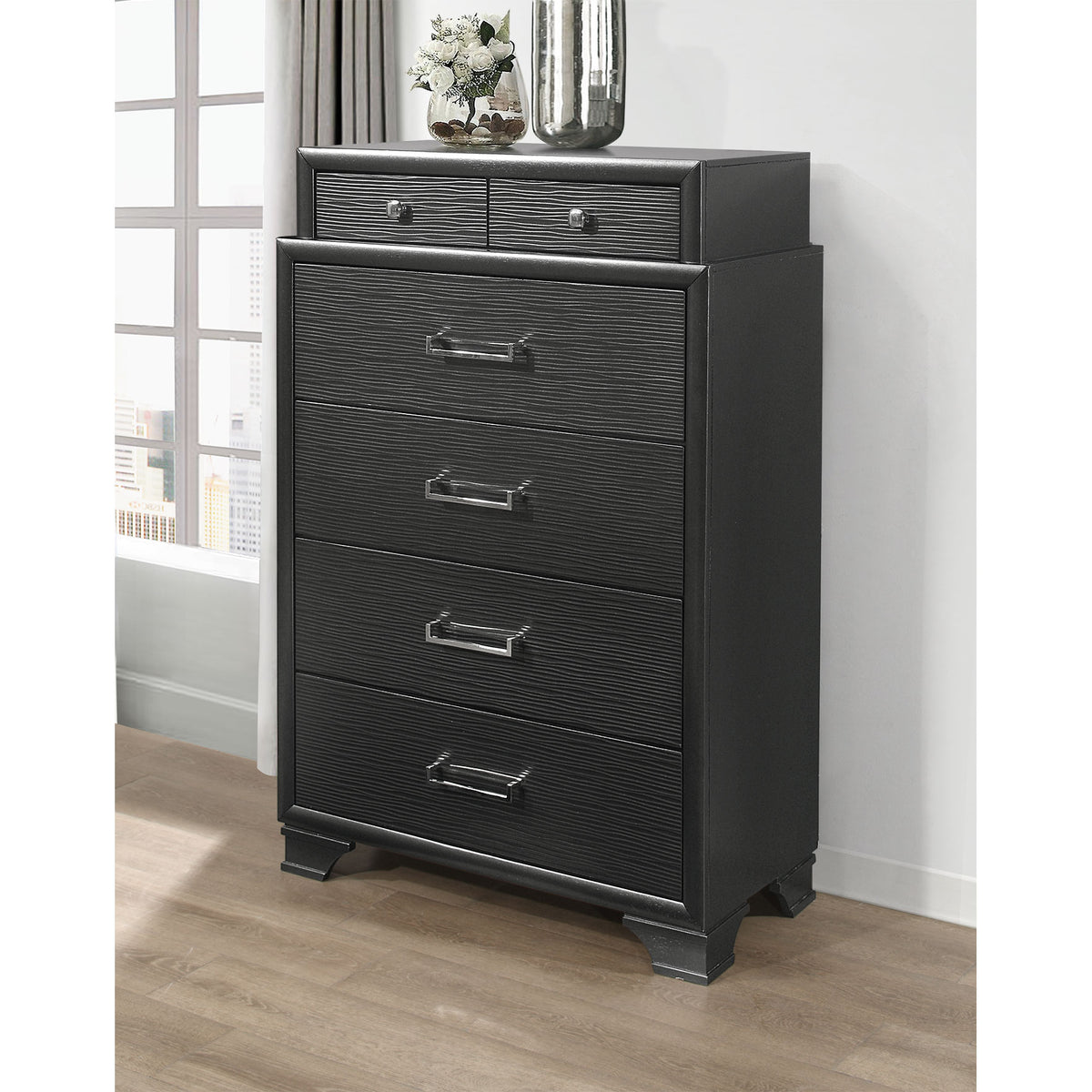 Jordyn Grey Chest | Global – Home Elegance USA