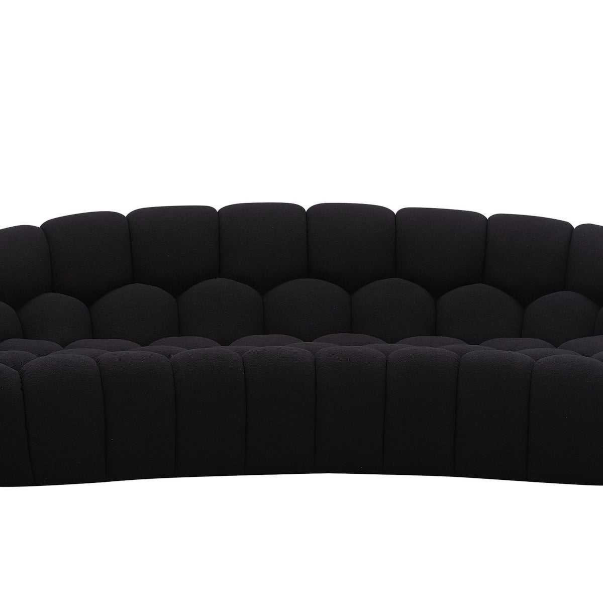 Divani Casa Yolonda - Modern Curved Black Fabric Sofa | VIG – Home ...