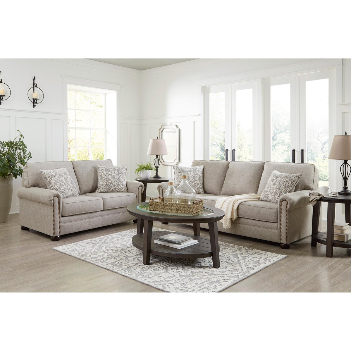 Gaelon 37307 2 Pc Living Room Sofa | Ashley Furniture – Home Elegance USA