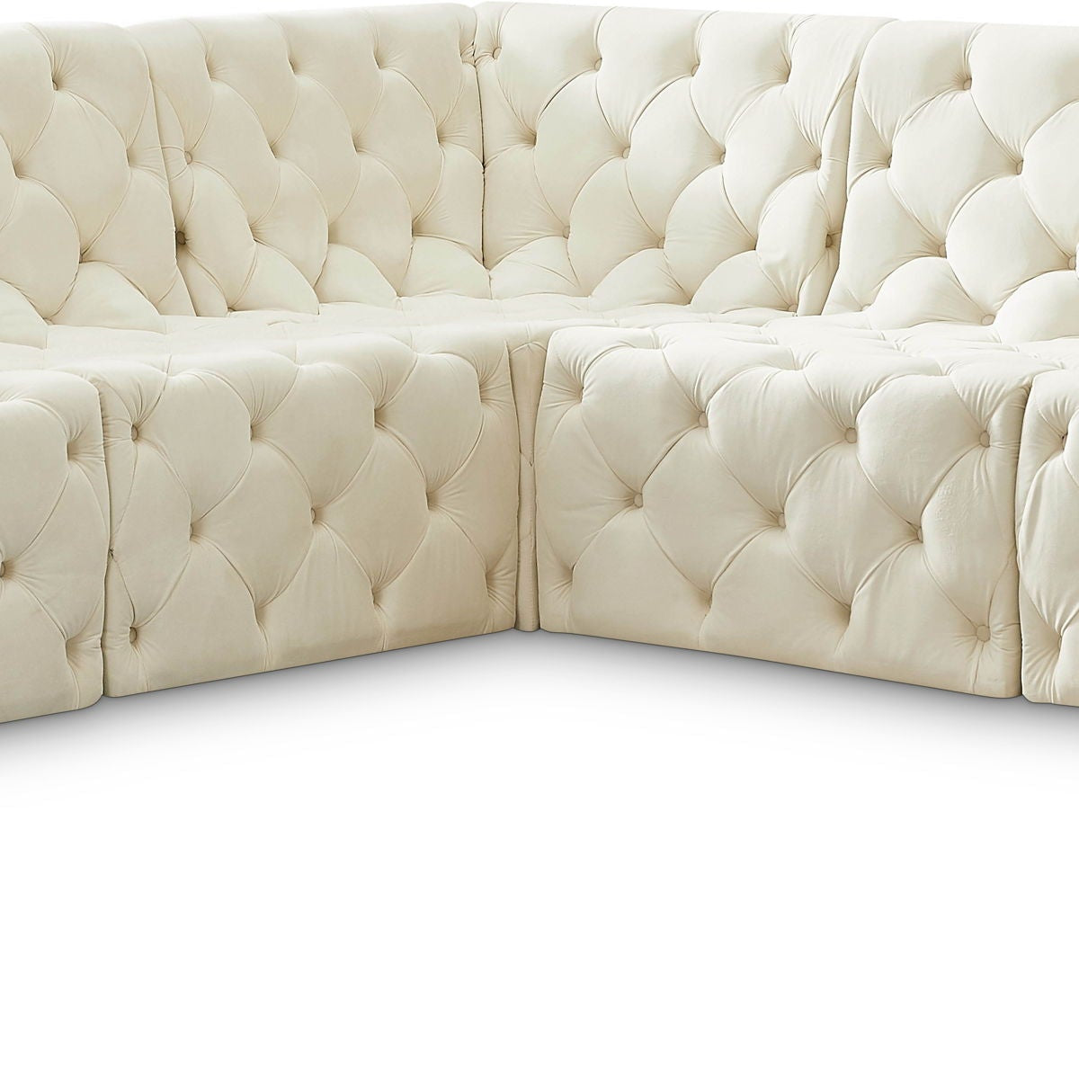 Tuft - Modular Sectional 5 Piece - Cream - Modern & Contemporary – Home ...