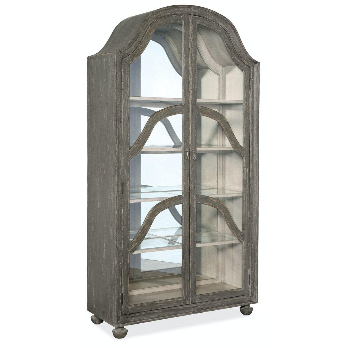 Costa Display Cabinet in Pottery Gray – Hooker Furniture Alfresco ...