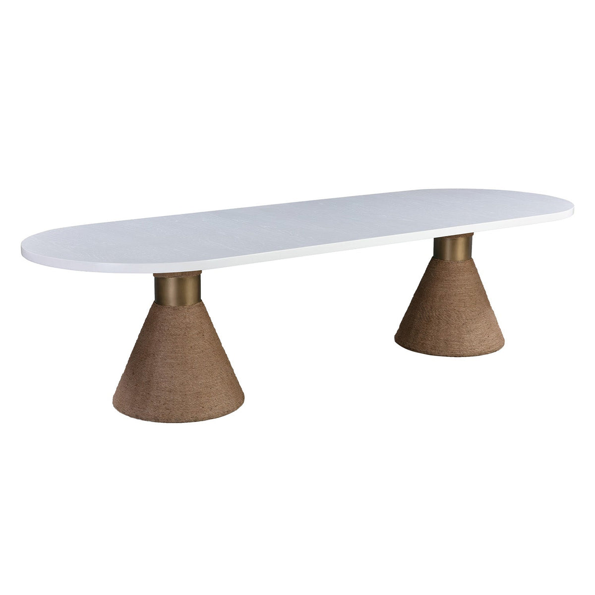 Rishi Rope Oval Dining Table | TOV – Home Elegance USA