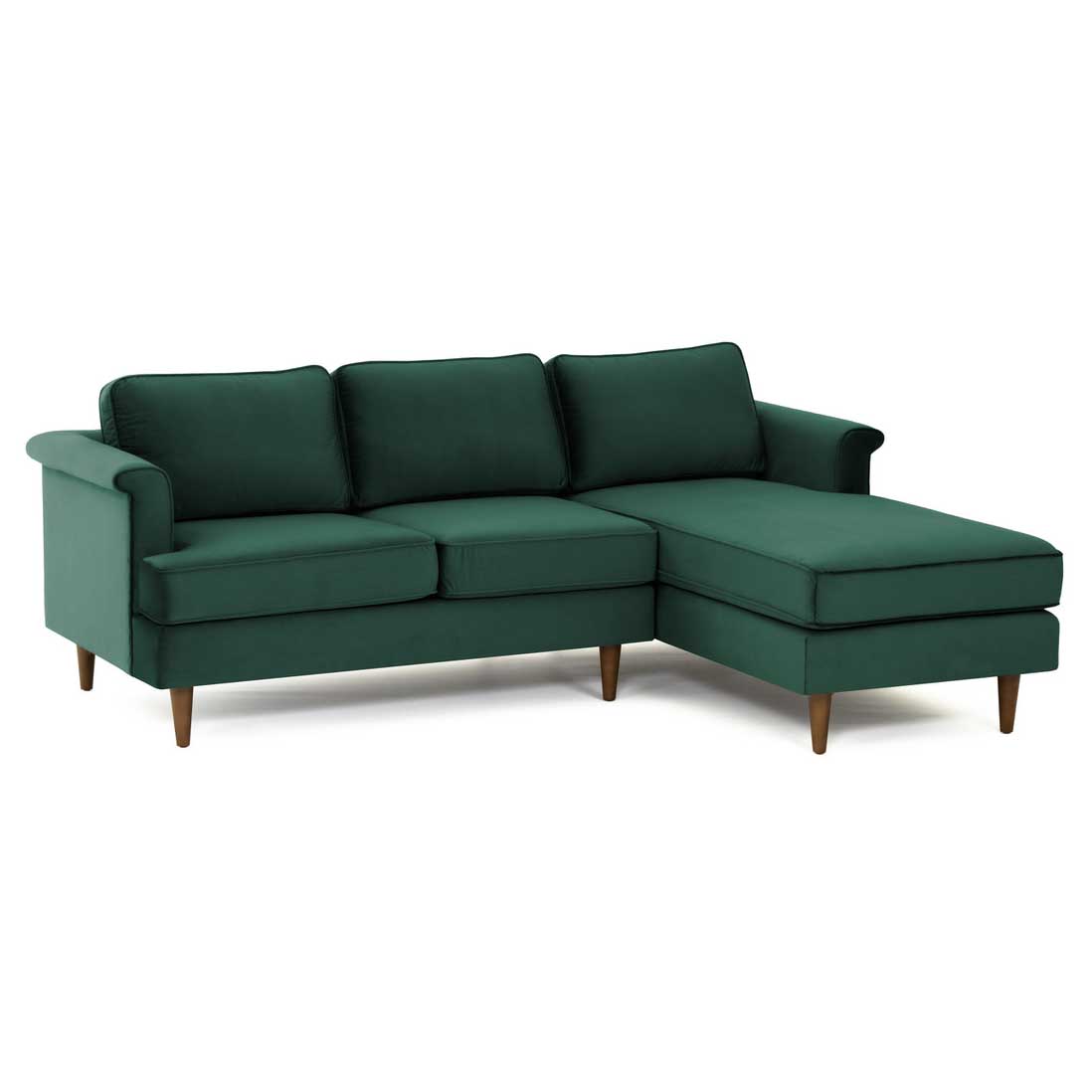 Porter Velvet Right Arm Sectional Sofa | TOV – Home Elegance USA