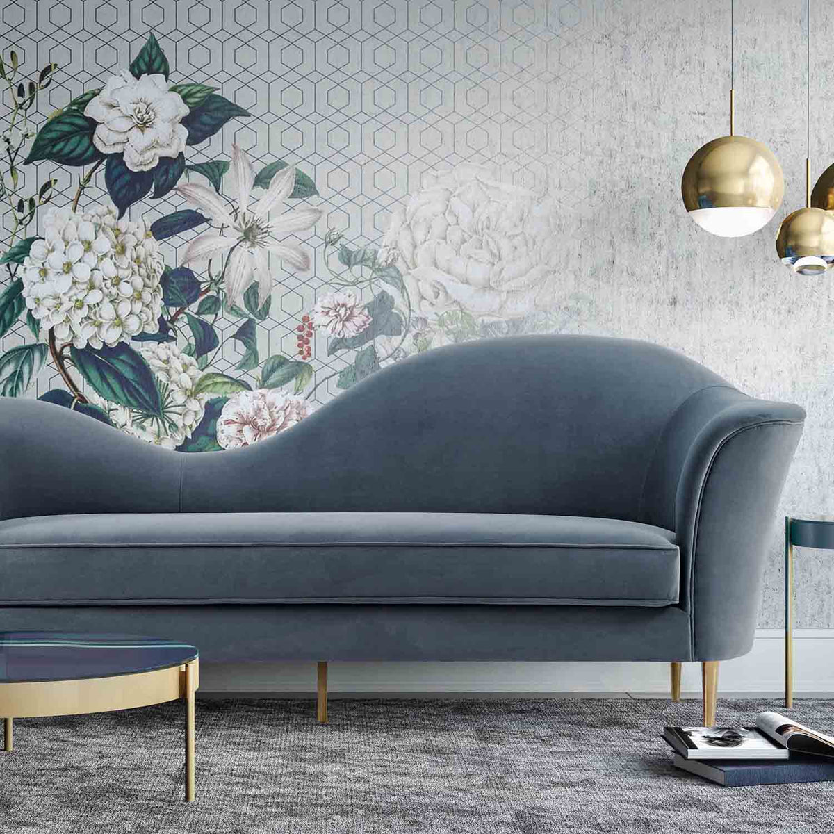 Plato Velvet Sofa | TOV – Home Elegance USA