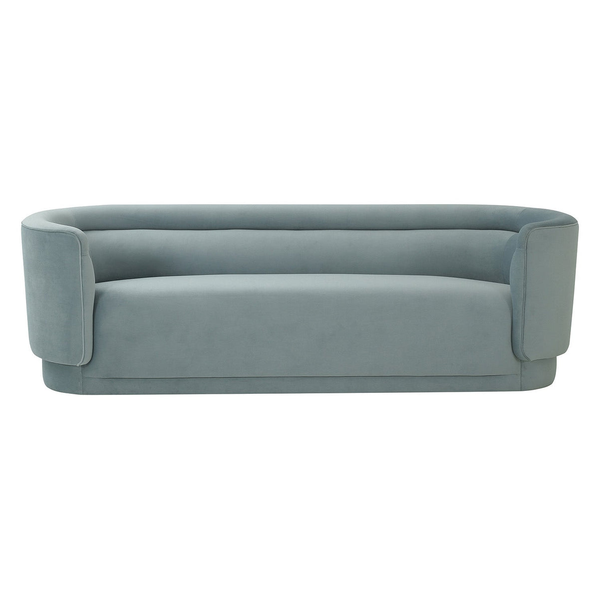 Macie Sea Blue Velvet Sofa | TOV – Home Elegance USA