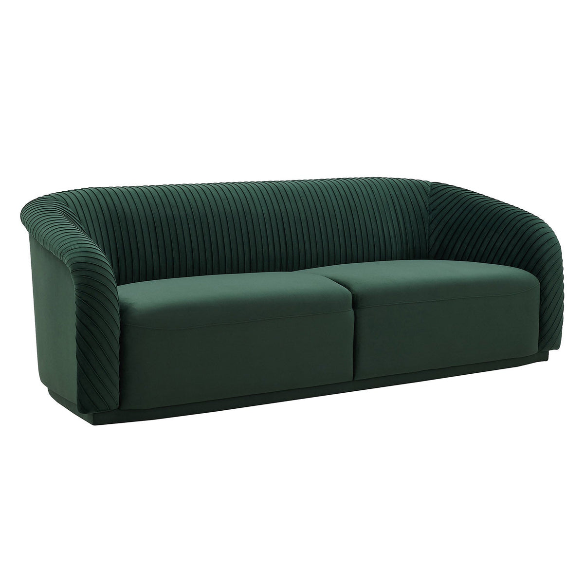 Yara Pleated Velvet Sofa | TOV – Home Elegance USA