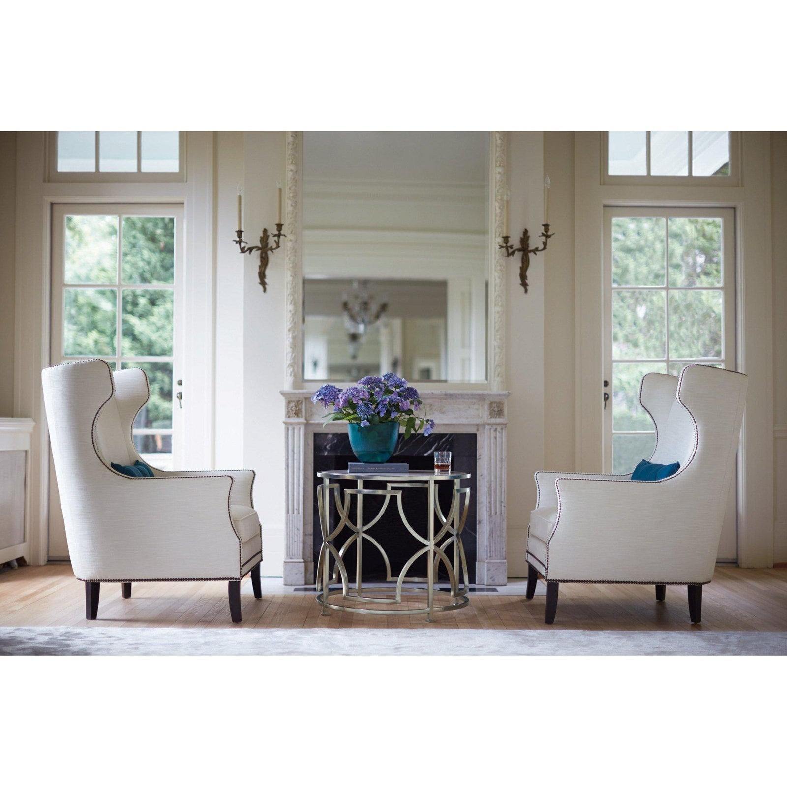 Bernhardt Interiors Kingston Wing Chair As Shown Fabric 2857 021 Grade E