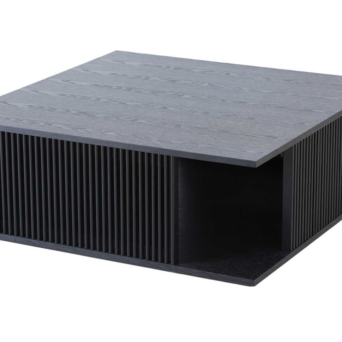 Modrest - Alpine Modern Mid Century Black Ash Square Coffee Table ...