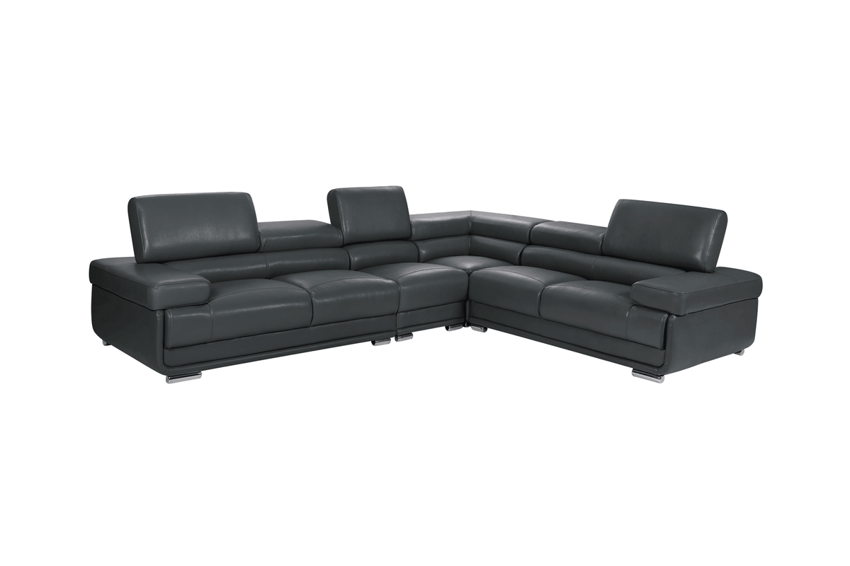 Extravaganza Sectional Sofa In Dark Grey - 2119-Dark Grey | ESF – Home ...