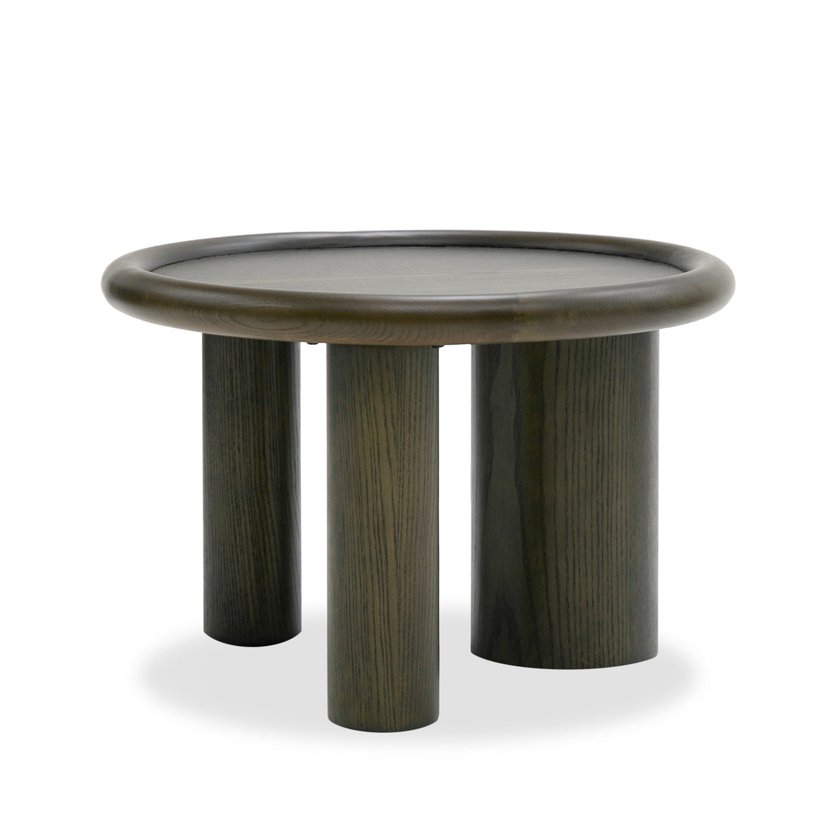 Modrest Strauss - Contemporary Brown Ash Round End Table – Home ...